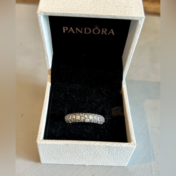 Pandora | Jewelry | Pandora Sterling Silver Clear Cz Cosmic Stars Ring ...
